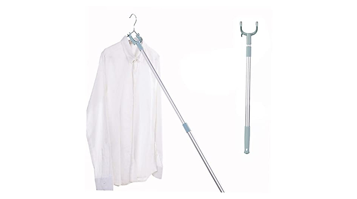 Alipis Retractable Clothes Rail - Extendable Outdoor & Indoor Clothesline
