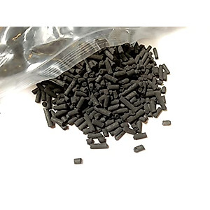 50 LB Premium Virgin Activated Carbon Charcoal Pellets for Aquarium Fish Tank Fish Pond Reef Filter, Bulk Filter Media with 2 Free Media Filter Bags