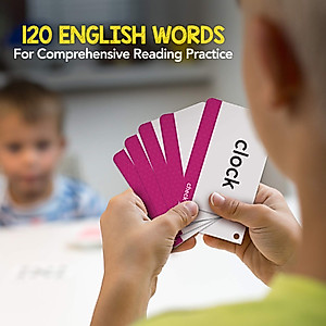 Star Right 600 Sight Word Flash Cards & Flashcard Games Set - 300 Hole Punched Flash Cards - 30 Fun Flashcard Games - 5 Binder Rings - for Ages 3 & Up - Pre-K, Kindergarten, 1st, 2nd, & 3rd Grade