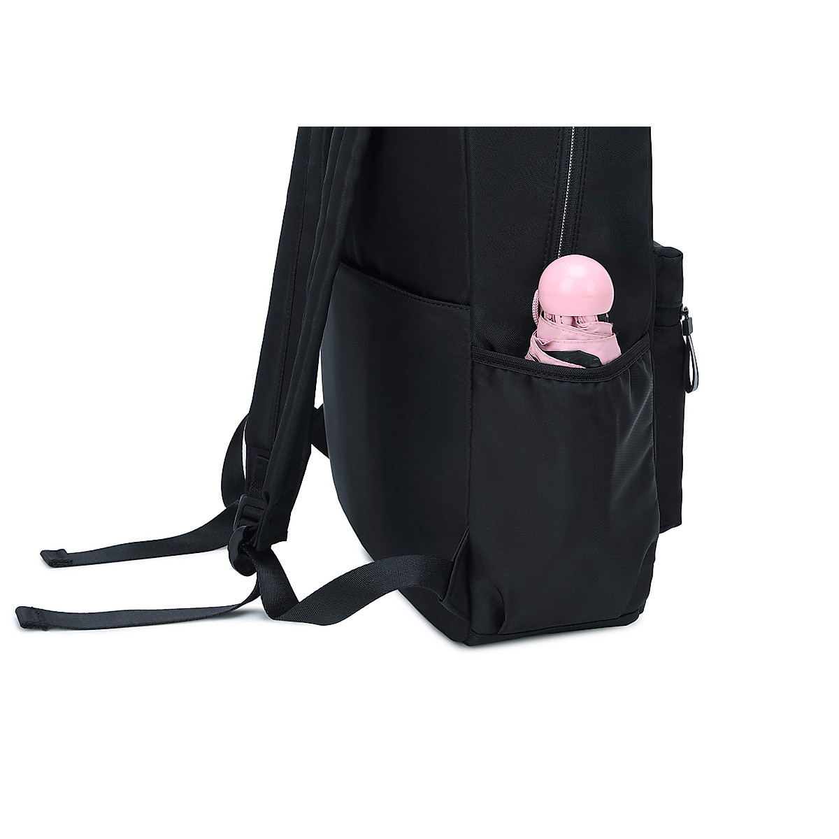 Acmebon Stylish Backpacks for Boys and Girls Casual Daypack for Women Black