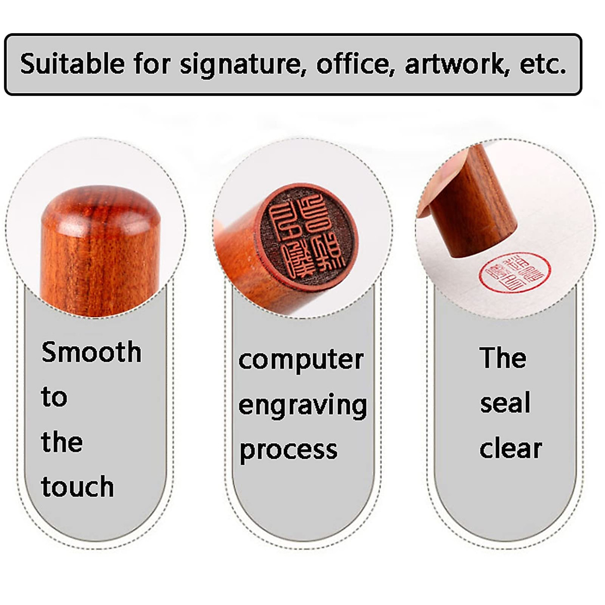 Japanese Name Stamps,Wood Japanese Hanko Chop Chinese Custom Wood Stamps,Name Stamp Japanese Stationery Chinese Name Seal Round Square to Choose(Various Sizes)