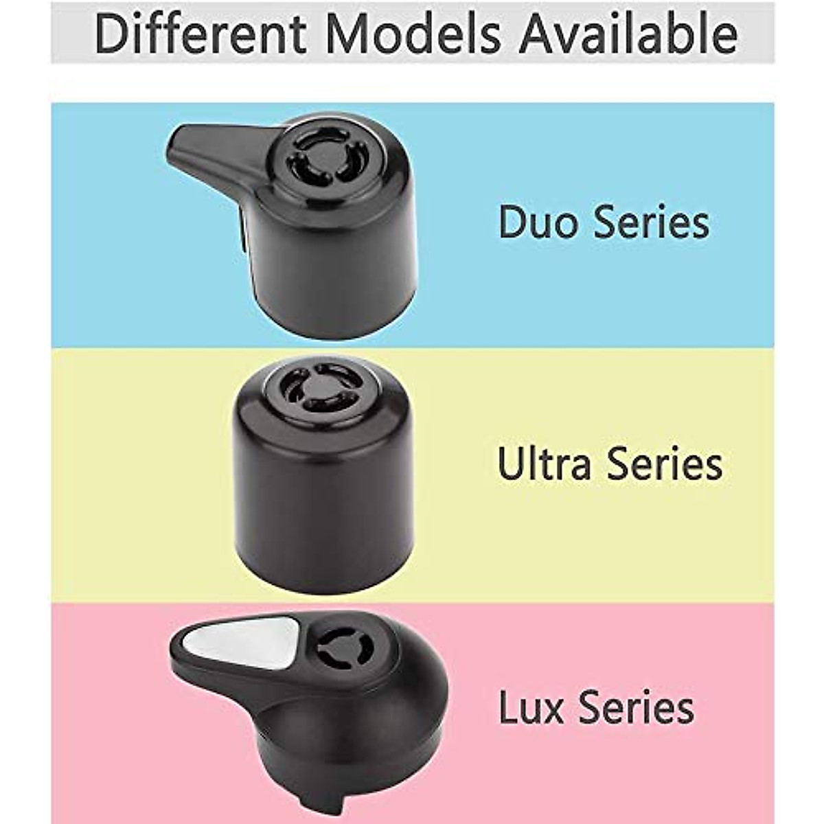 Steam Release Handle,Original Float Valve Replacement Parts with 3 Silicone Caps for Instant Pot Duo 3, 5, 6 and 8 Quart,Duo Plus 3, 6 QT by ZYLONE