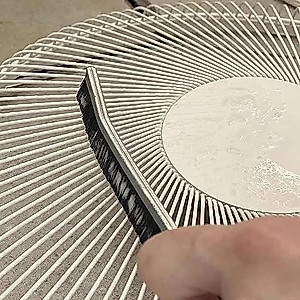 Hard-Bristled Crevice Cleaning Brush, Grout Cleaner Scrub Brush Deep Tile Joints - Stiff Angled Bristles for Showers, Bathtubs, Kitchens - Multi-Surface All-Around Household Cleaning Tool (A*3pcs)