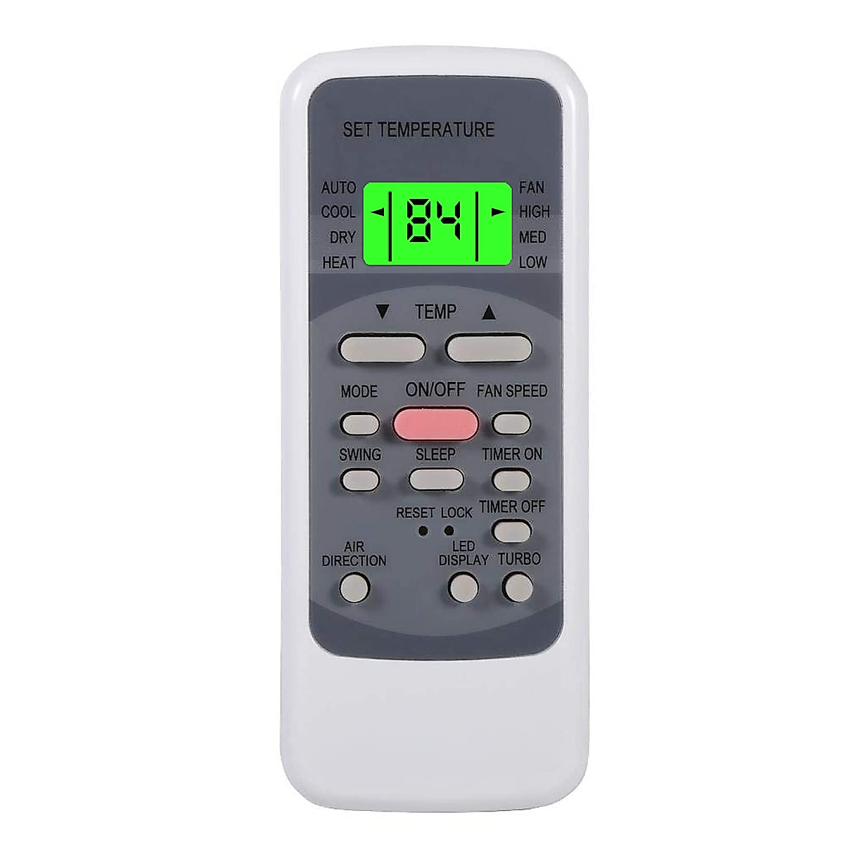 YAOHUIMI Replacement Remote Control for UL-R51M/E WB009GMFI16MLD WB012GMFI16MLD AC Air Conditioner