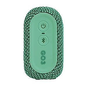 JBL Go 3 Eco: Portable Speaker with Bluetooth, Built-in Battery, Waterproof and Dustproof Feature - Green