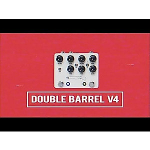 JHS Double Barrel V4 Dual Overdrive Guitar Effects Pedal