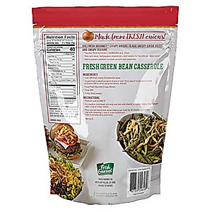 Fresh Gourmet Crispy Onions | 24 Ounce | Low Carb | Crunchy Snack and Salad Topper