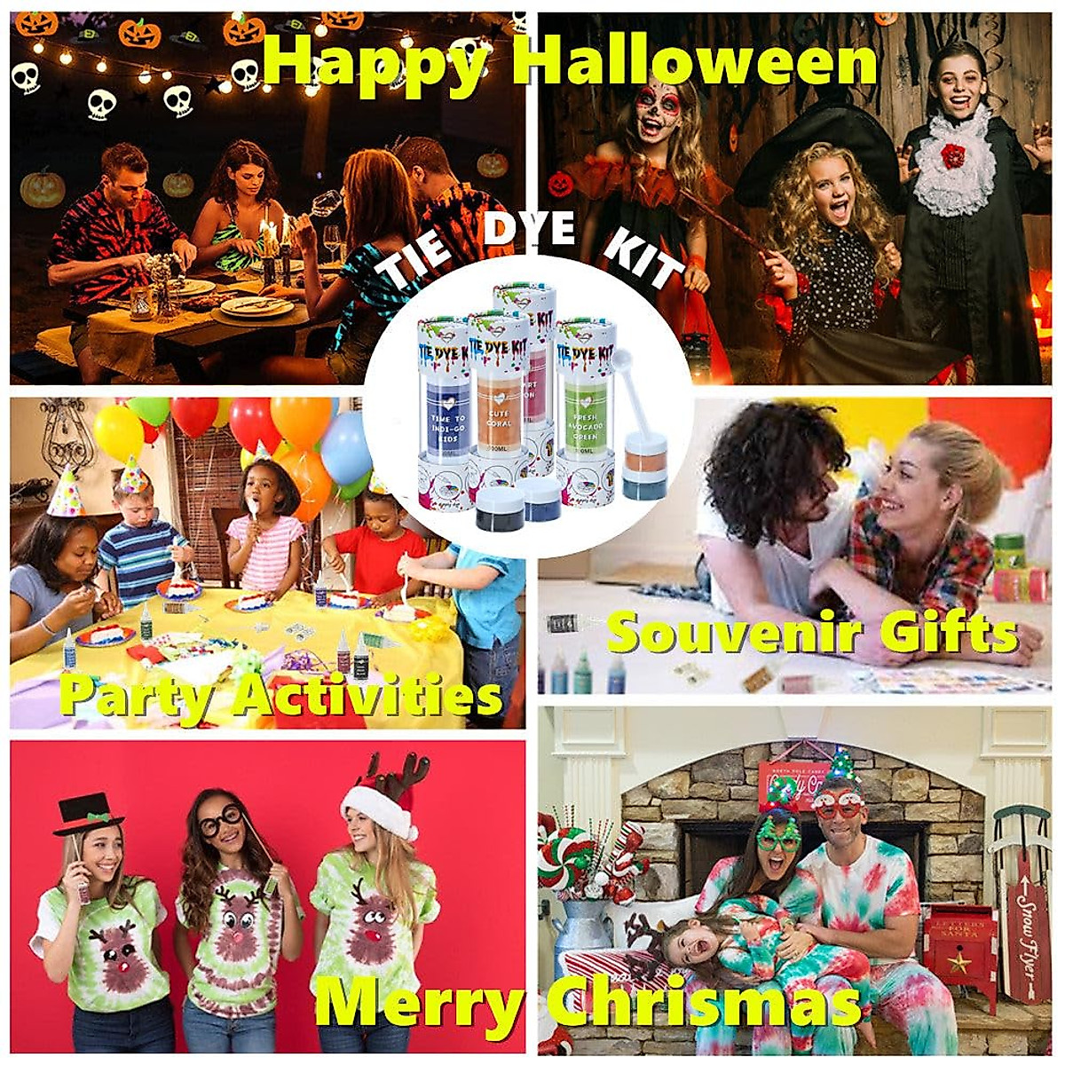 IOliveYou Tie Dye kit -Undisputed King of Tie Dye Powder- Indio Blue Color Cold Water Dye-Permanent and Washfast Fiber Reactive Dye