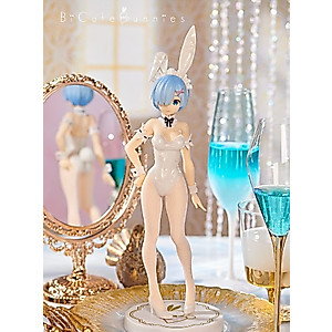 Furyu Re:Zero – Starting Life in Another World: Rem BiCute Bunnies PVC Figure, Multicolor (White Pearl Color Version)
