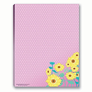 Floral Notepads - 4 Assorted Note Pads - Flower Theme Pads