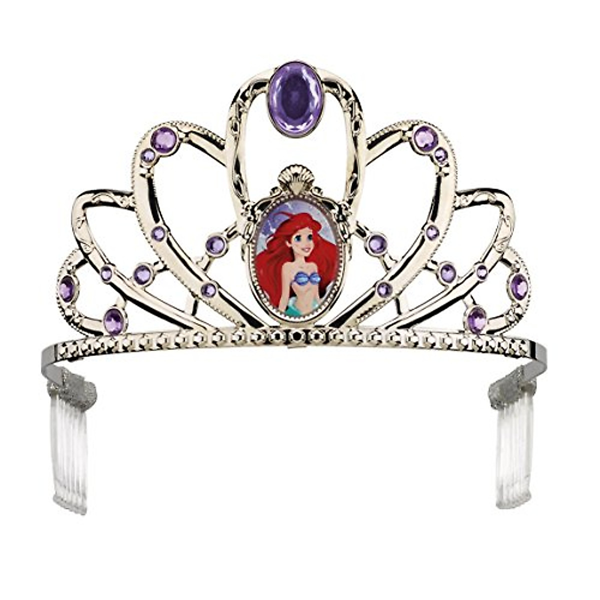 Ariel Deluxe Disney Princess The Little Mermaid Tiara, One Size Child
