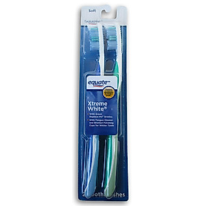 Care & Cleaning Equate Xtreme Soft Toothbrush - 2 Pack - Colors Vary, Multi-colored