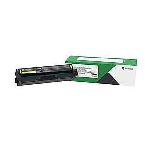 Lexmark C331hy0 Return Program High-Yield Toner, 2,500 Page-Yield, Yellow