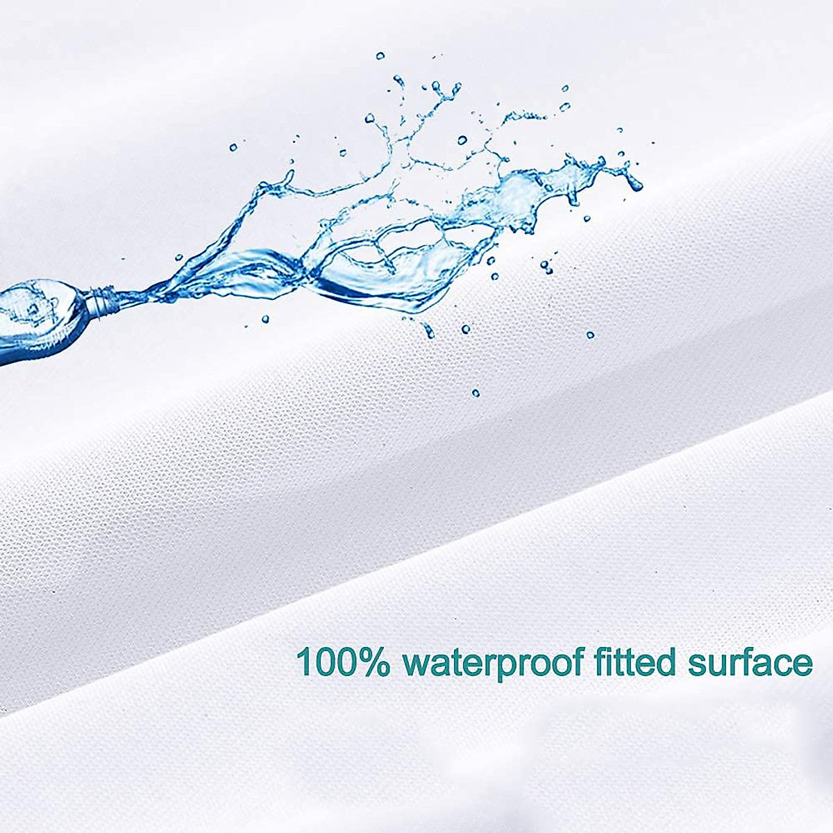 Cozynight Full Size 100% Waterproof Mattress Protector, Breathable, Noiseless, Mattress Cover, Fitted 10"-18" Deep Pocket Bed Cover