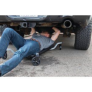 Performance Tool W85014 Low Profile Oversized Shop Mechanic X-Frame Creeper with Extra Padding, 38-Inch x frame oversized
