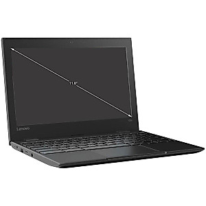 Lenovo Chromebook 100e 2nd Gen 11.6" HD Notebook Computer, Intel Celeron N4020 1.10GHz, 4GB RAM, 32GB eMMC Flash Memory, Chrome OS, Black