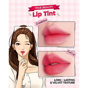 AMTS x True Beauty Makeup Edition - Some Love Makeup 3 Set (7colors Eyeshadows + Liquid Glitter + Lip stain tint) | Matte Shimmer Pearls Shades, Highly Pigmented, Pink Gold Set