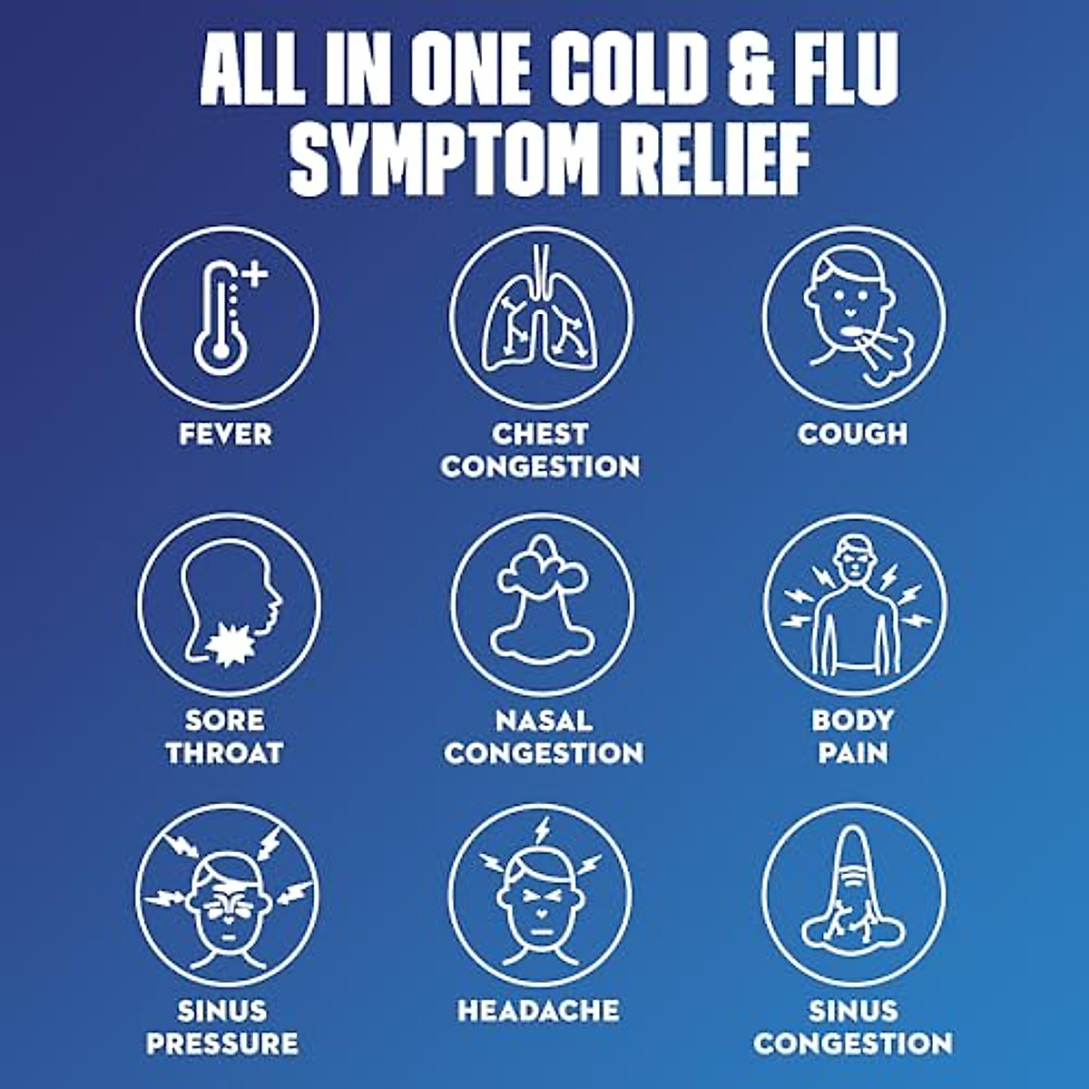 Mucinex Fast-Max Max Strength Cold and Flu Medicine for Adults, Daytime Cold Medicine, Over-the-Counter Medication With Acetaminophen, Dextromethorphan HBr, Guaifenesin, Phenylephrine HCl, 20 Caplets