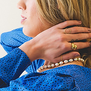 LEMON GRASS Pl Wrap Ring | Bold Bypass Statement Ring | Thick Dome Ajustable Open Ring in 18K Gold Plated Sterling Silver