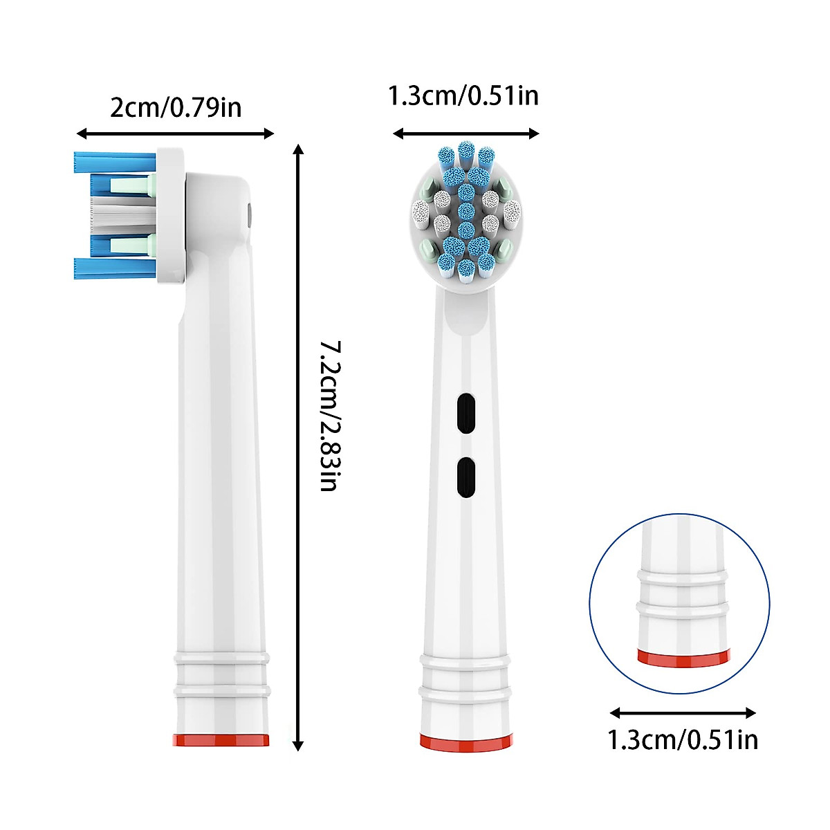 THISONG Electric Toothbrush Floss Replacement Heads