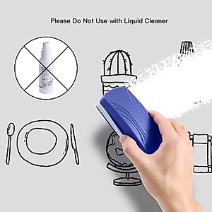 Ddaowanx Whiteboard Eraser, Magnetic Dry Erase Eraser, Glass Board Eraser,School and Office Supplies, Pack of 2 (Black)