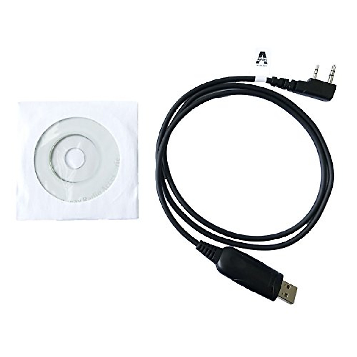 A AIRSN USB Programming Cable Compatible with BaoFeng Kenwood Retevis BF-888S UV-5R BF-F8HP H-777 RT21 RT22 RT19 Two Way Radio Walkie Talkie (Work on Win 7)