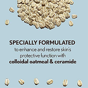 Aveeno Eczema Therapy Daily Moisturizing Body Cream for Sensitive Skin, Soothing Eczema Relief Cream, Colloidal Oatmeal & Ceramide for Dry & Itchy Skin, Steroid- & Fragrance-Free, 12 oz