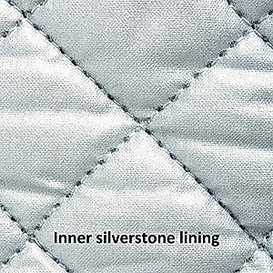 DII Basic Terry Collection 100% Cotton Quilted, Oven Mitt, Yellow, 2 Piece