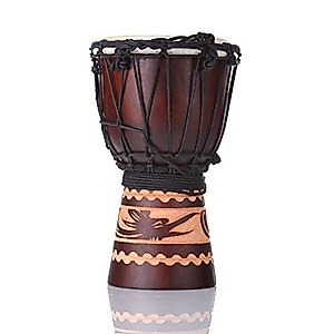 X8 Drums Djembe African Hand Drum, inch (X8-DJ-Kali-XS)