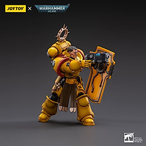 JOYTOY Warhammer 40,000 1/18 Action Figure Imperial Fists Veteran Brother Thracius Model(5.1Inch)