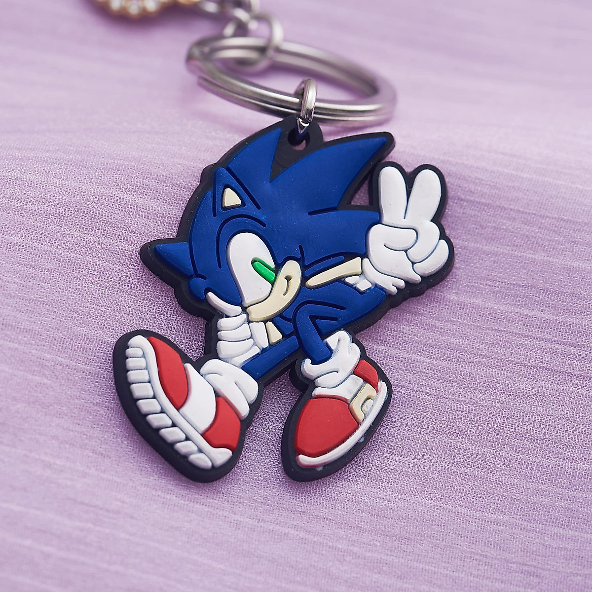 Sonic Hedgehog Merchandise Keychain Gifts For Teen Girls Daughter Women Birthday Gift Keychains