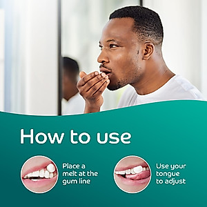 Oracoat FreshMelts Fresh Breath Stick-on Melts for Lasting Freshness, 40 Count Breath Freshener for Bad Breath, Non-Acidic & Sugar-Free, Arctic Mint