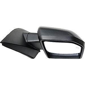 Kool Vue Driver & Passenger Side Power Heated Mirrors for Ford F-150 2015-2019 Power Fold With Signal Light, Blind Spot Monitor; without Memory Textured w/o 360-Degree Cam