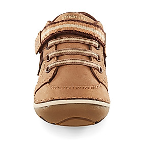 Stride Rite Baby Boys SRT SM Artie Athletic Sneaker, Tan, 3 Infant