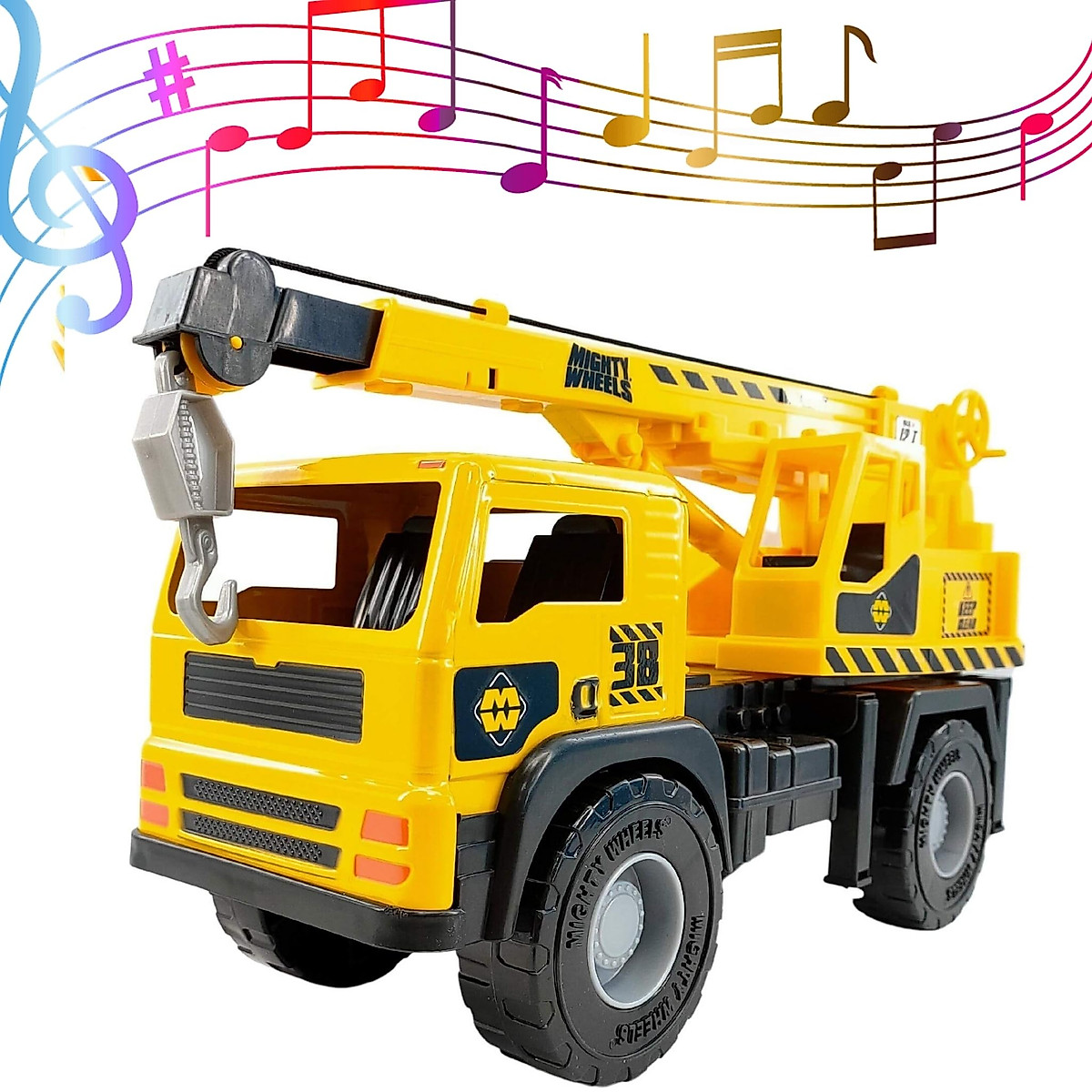 Mighty Wheels 16" Mobile Crane with Sound