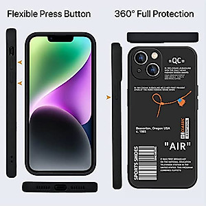 Hhiira Sports Shoes Phone Case Designed for iPhone 13 Mini Case, Basketball Phone Case for Men Boys Teens Women,Soft TPU Sneakers Funny Patterns iPhone Case for iPhone 13 Mini 5.4" Black