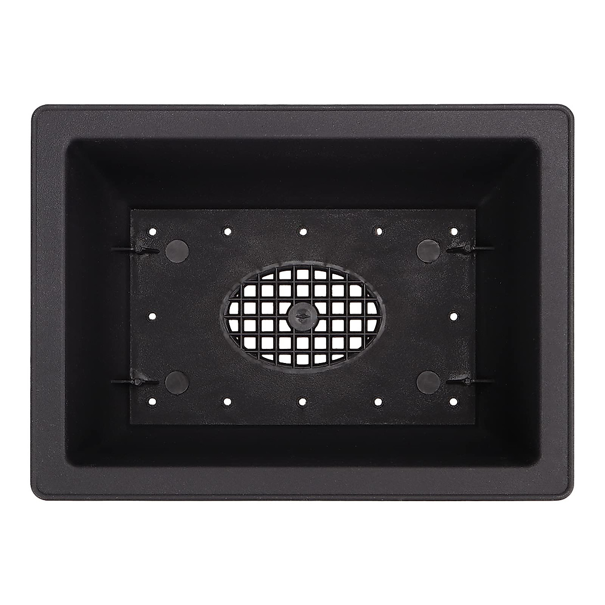 MOUYAT 15 PCS 8.9 Inch Bonsai Training Pots, Rectangular Plastic Bonsai Tree Growing Large Planter Pot for Plants, Garden, Yard, Office, Balcony, Home Decoration