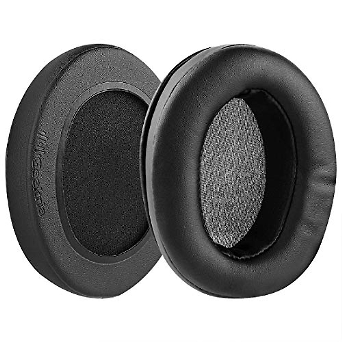Geekria PRO Extra Thick Replacement Ear Pads for Audio-Technica ATH-M50X M50xBT2 M60X M40X M30X M20X M10X Headphones Ear Cushions, Ear Cups Cover Repair Parts (Black)