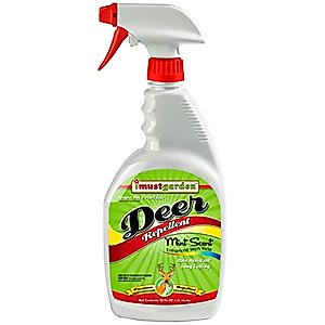I Must Garden Deer Repellent: Mint Scent Deer Spray for Gardens & Plants – Natural Ingredients – 32oz Ready to Use