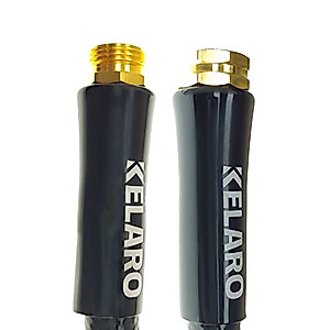 Kelaro Garden Lead-in Hose Extension 5/8" x 3 Ft - Heavy Duty and Flexible with Male to Female Connections