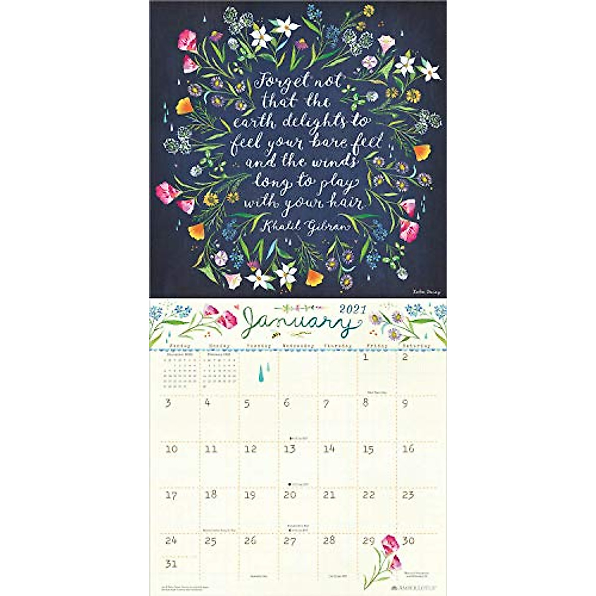 Katie Daisy 2021 Calendar