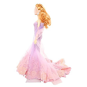BARWA Pink Wedding Dress Evening Party Princess Pink Gown Dress for 11.5 Inch Girl Doll Xmas Gift