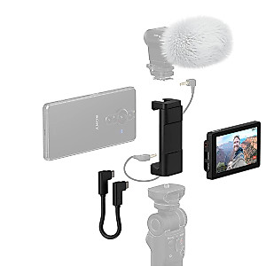 Sony 3.5” LCD Vlog Monitor with Mount and USB-C Cable for Xperia PRO-I - XQZIV01