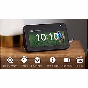 Echo Show 5 (2nd Gen, 2021 release) | Smart display with Alexa and 2 MP camera | Charcoal
