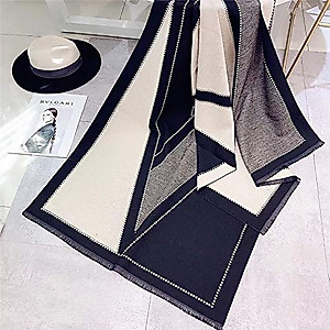 Jeelow Winter Scarf Scarfs For Women, Cashmere Like Blanket Scarf Pashmina Shawls And Wraps Scarves (Abstract)