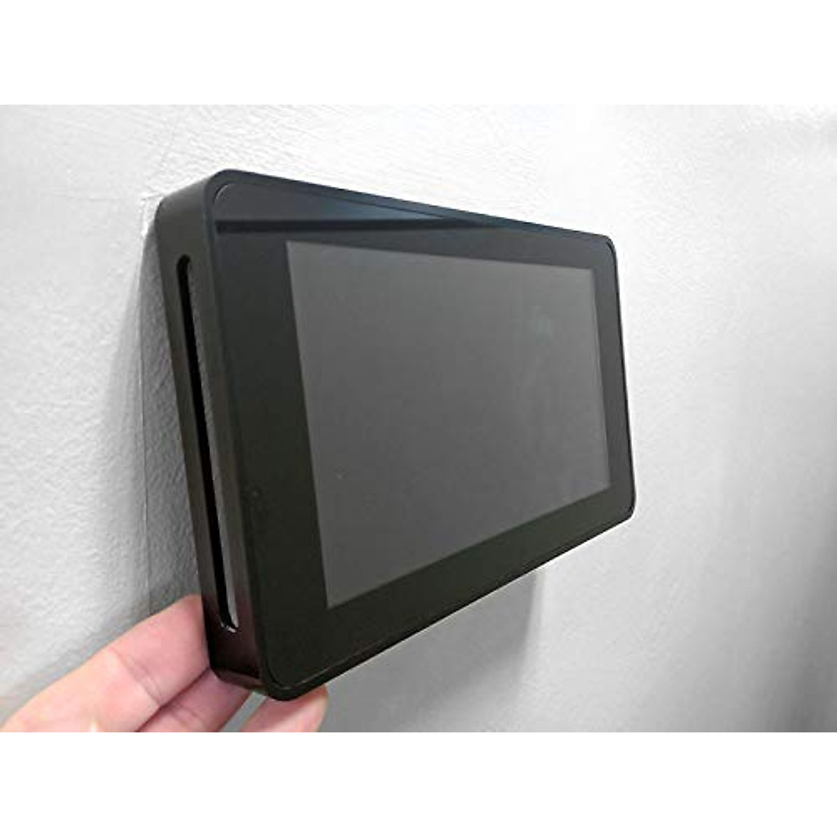 Professional Wall Mount for Raspberry Pi Touchscreen (Black Anodized Aluminum)