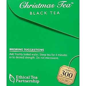 Twinings Christmas Tea - Black Tea Blended with Spicy and Aromatic Clove and Cinnamon, Tea Bags Individually Wrapped, 20 Count Ea (Pack of 4)