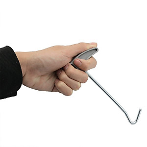 ZRM&E Carbon Steel Tent Ground Nail Puller 165x90mm Tent Peg Ground Hook Extractor Remover for All Kinds of Nails, Garden and Entertainment Facilities