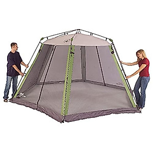Coleman Screened Canopy Tent, 15 x 13 Shade Tent, Screened in Canopy Sun Shelter with Instant Setup
