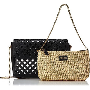 Guess AQUA CROSSBODY FLAP Women's Bag, Black